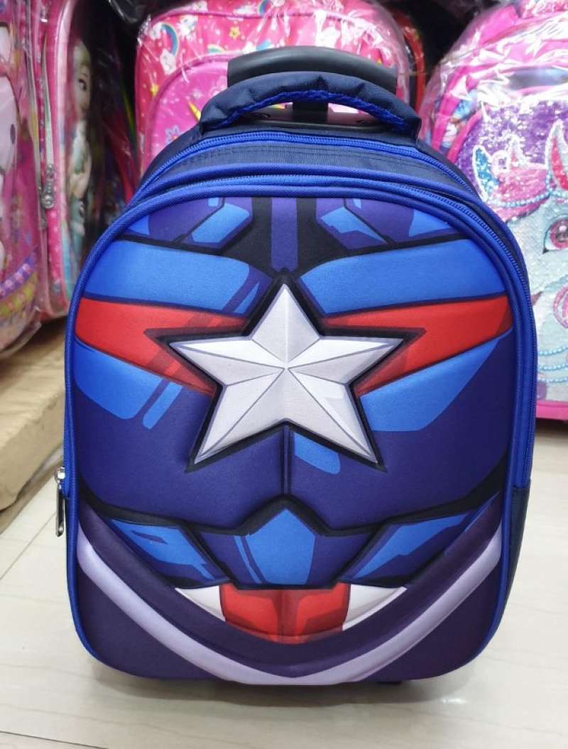 Jual Tas Trolley Sekolah Tk Super Hero Timbul Avengers - Batman ...