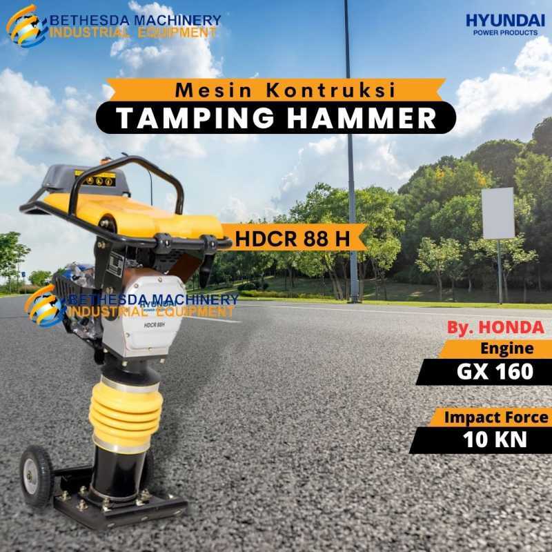 Jual Tamping Rammer Hyundai Hdcr 88h By Honda Engine 5.5 Hp Gx 160 ...