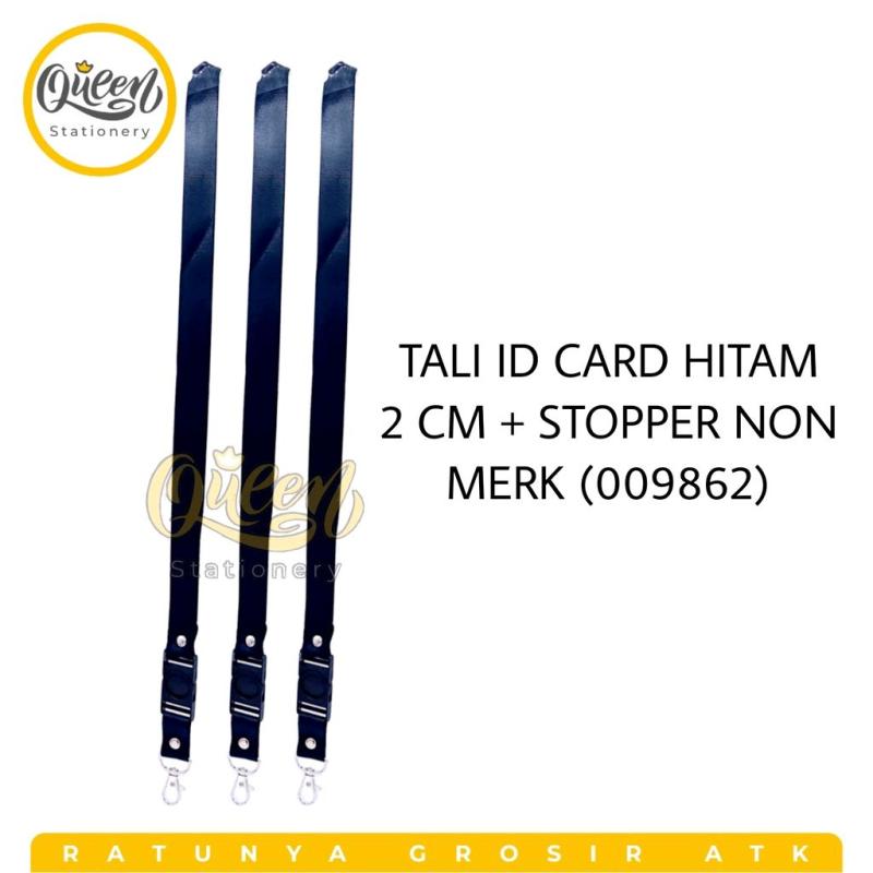 Jual 5 Pcs Tali ID Card 2cm + Stopper Non Merk - Lanyard Gantungan ...