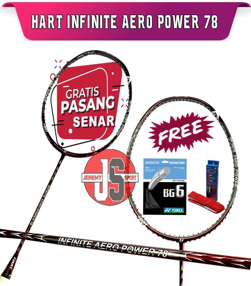 Jual Raket Hart Infinite Aero Power 78 Original Oversize Di Seller ...