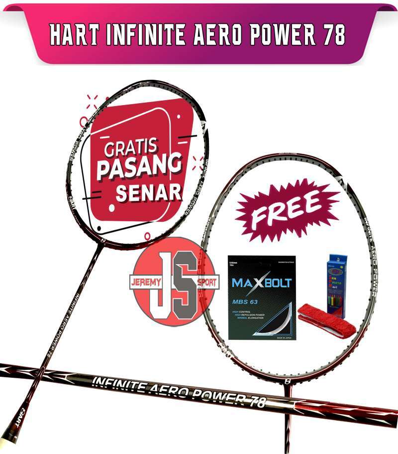 Jual Raket Hart Infinite Aero Power 78 Original Oversize Di Seller ...