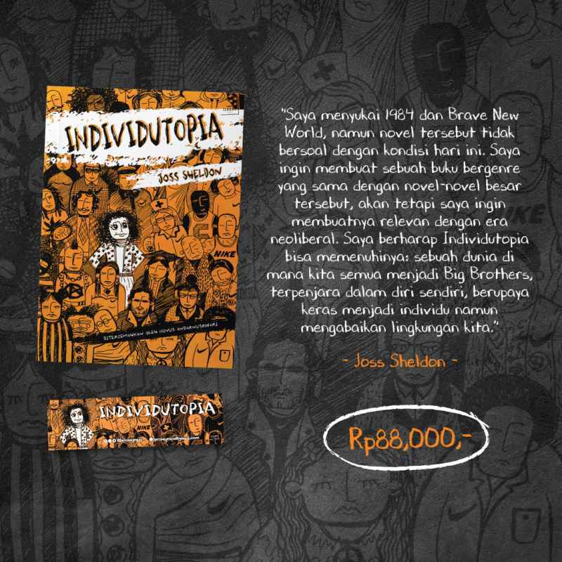 Jual Individutopia Buku Novel By. Joss Sheldon - Penerbit Teroka Press ...