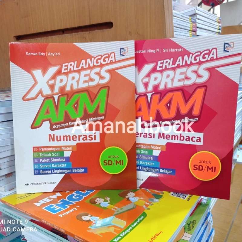 Promo Buku Erlangga Xpress AKM SD 2 Buku Numerasi dan Literasi Diskon ...