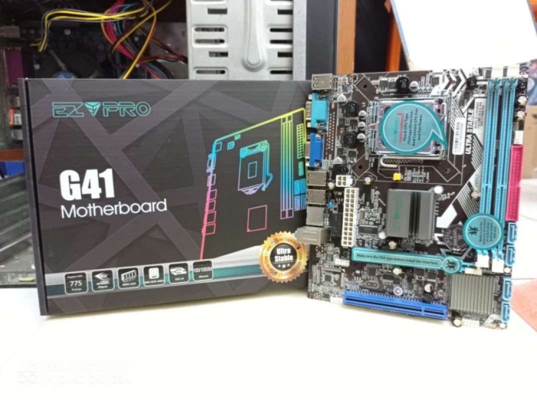 Promo Motherboard Ezpro G41 Lga 775 Diskon 23% Di Seller Ulita Store ...