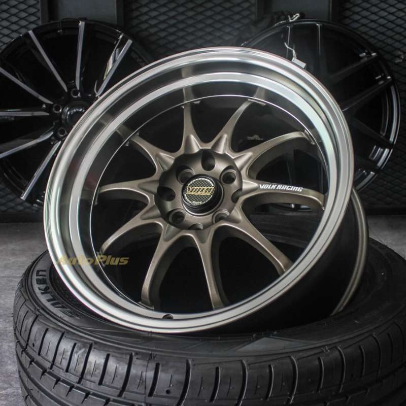 Jual Velg Mobil Ring 17 Rep Volk Rays Ce 28 Retro Matte Bronze Di ...