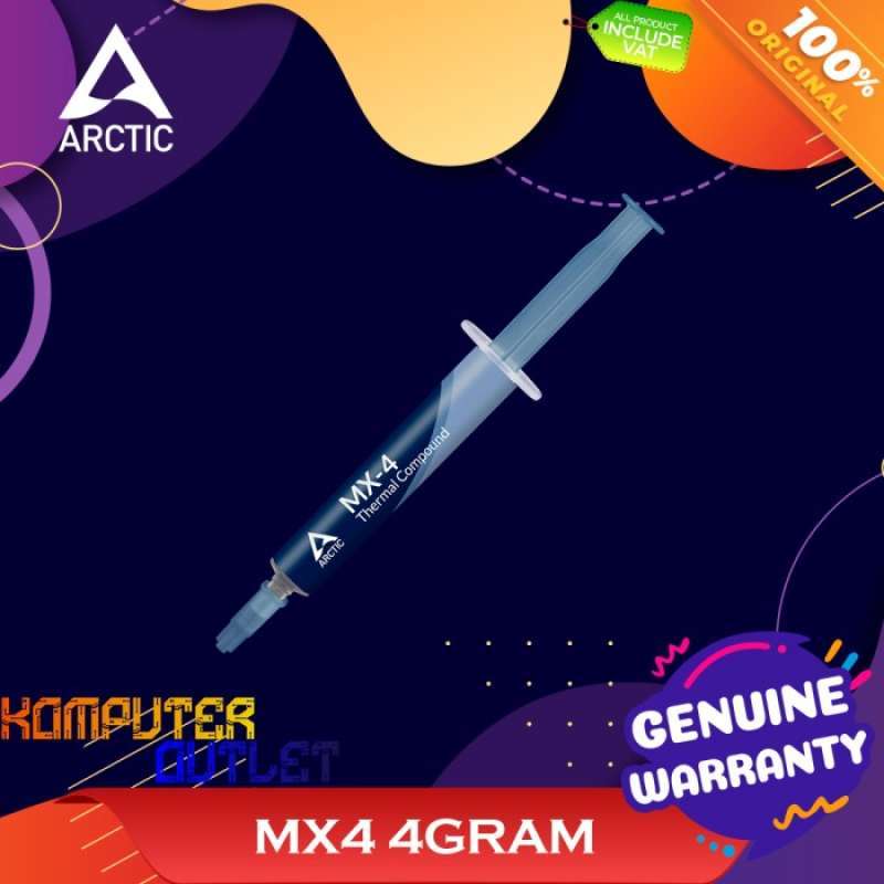 Promo ARTIC MX-4 4 GRAM THERMAL PASTE MX4 4G HIGH PERFORMANCE THERMAL PASTE Diskon 23% di Seller ...