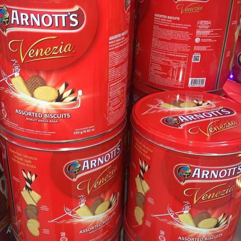 Promo Arnotts Venezia Biskuit Kaleng Bulat/venezia Arnotts Biskuit ...