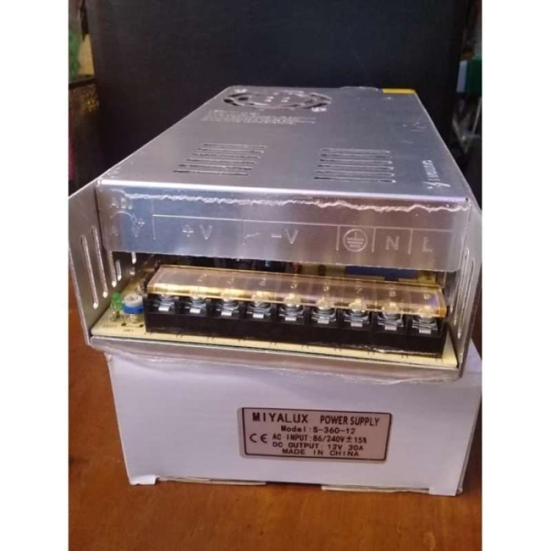 Promo Power Supply Adaptor Switching 12v 30a / Trafo 12 Volt 30a Travo Diskon 23% Di Seller ...