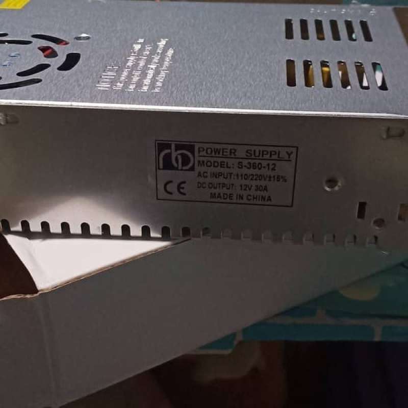 Promo Power Supply Adaptor Switching 12v 30a / Trafo 12 Volt 30a Travo Diskon 23% Di Seller ...