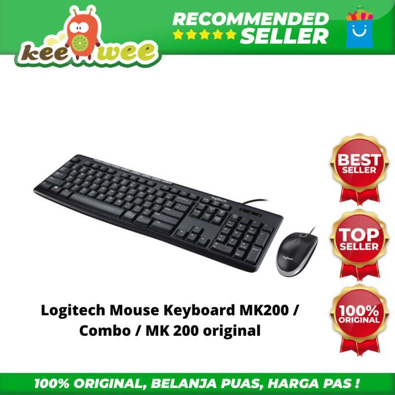 Jual Logitech Mouse Keyboard MK200 / Combo / MK 200 original di Seller ...