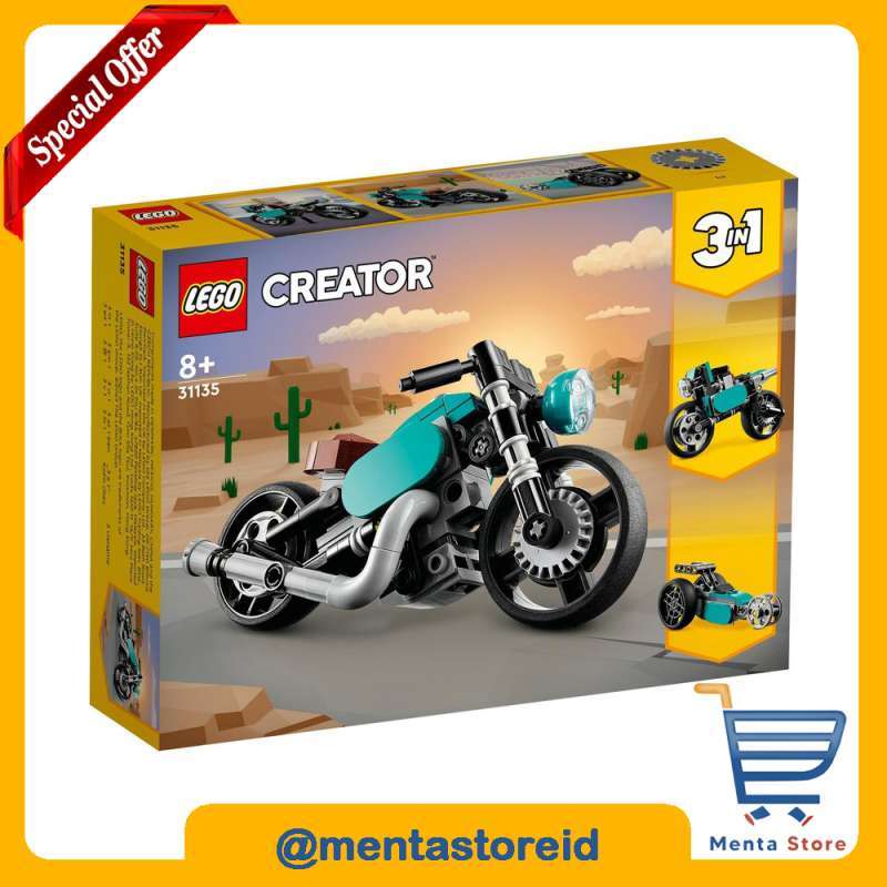 Promo LEGO Creator 31135 Vintage Motorcycle Diskon 30% di Seller Menta ...