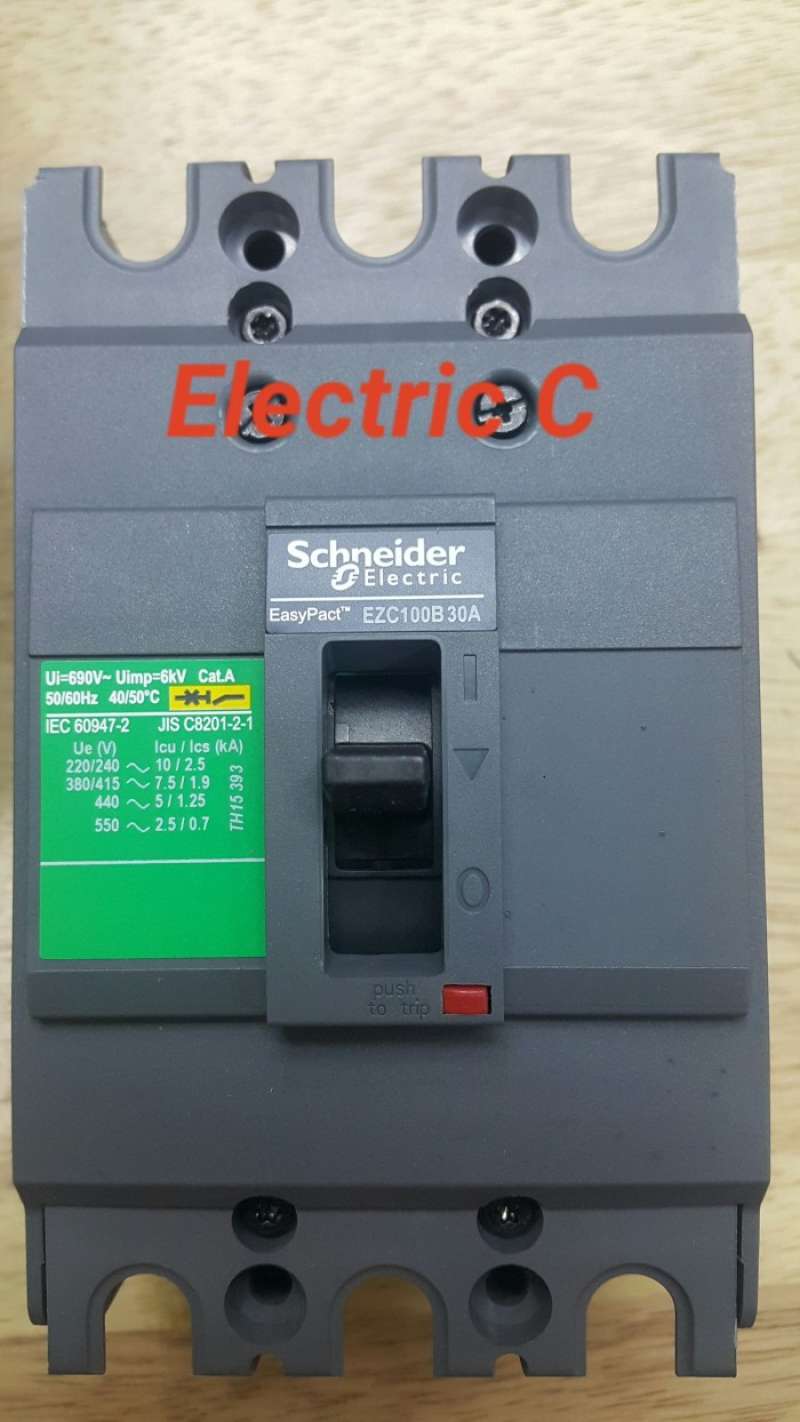 Promo Schneider Electric / Merlin Gerin / MCCB EZC 100 B / NFB 3phase ...