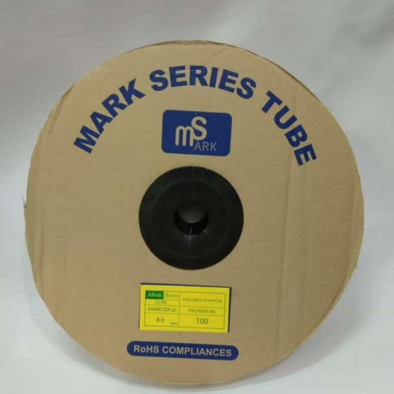 Promo Marker Tube 8mm Putih Mark Series Tube Selongsong/label Kabel ...