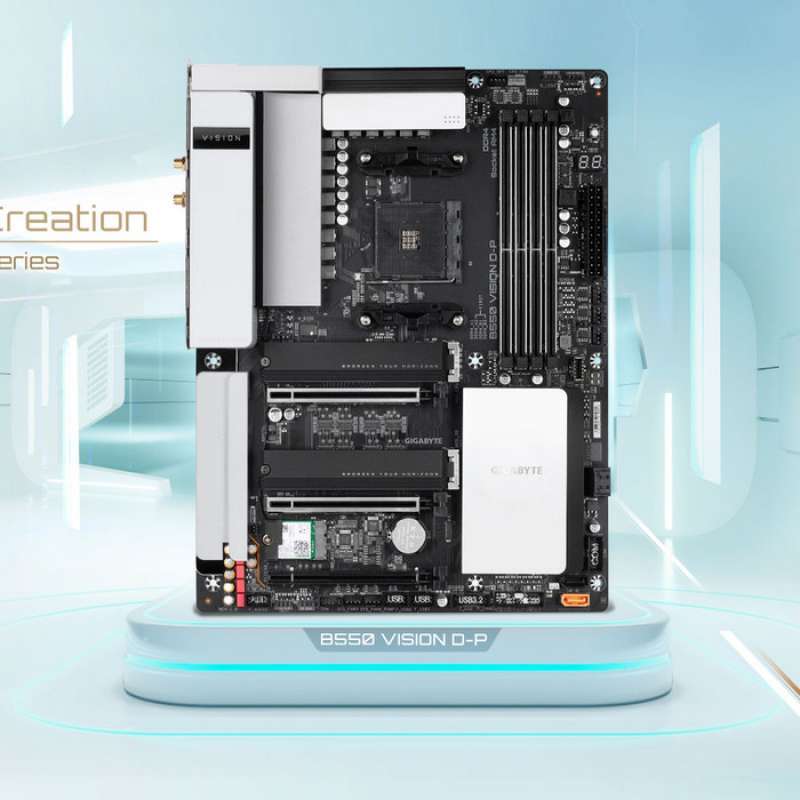 Promo GIGABYTE B550 VISION D-P AMD AM4 MOTHERBOARD Diskon 23% di Seller ...