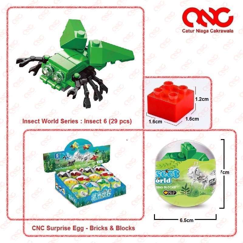 Jual Cnc Surprise Egg Bricks & Blocks - Insect World Series , Lego ...