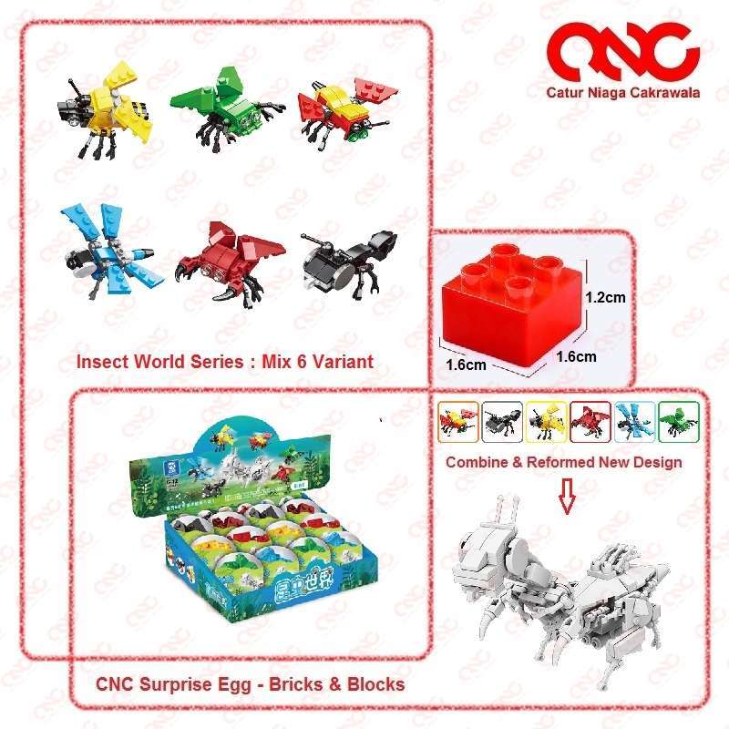 Promo CNC Surprise Egg Bricks & Blocks - Insect World Series , LEGO ...