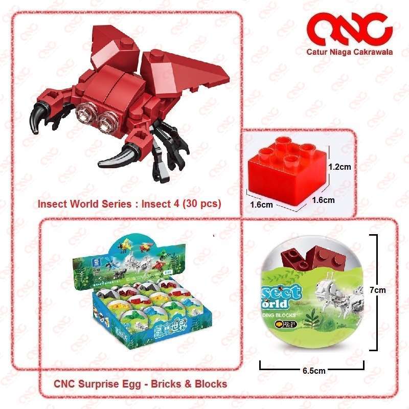 Jual Cnc Surprise Egg Bricks & Blocks - Insect World Series , Lego ...