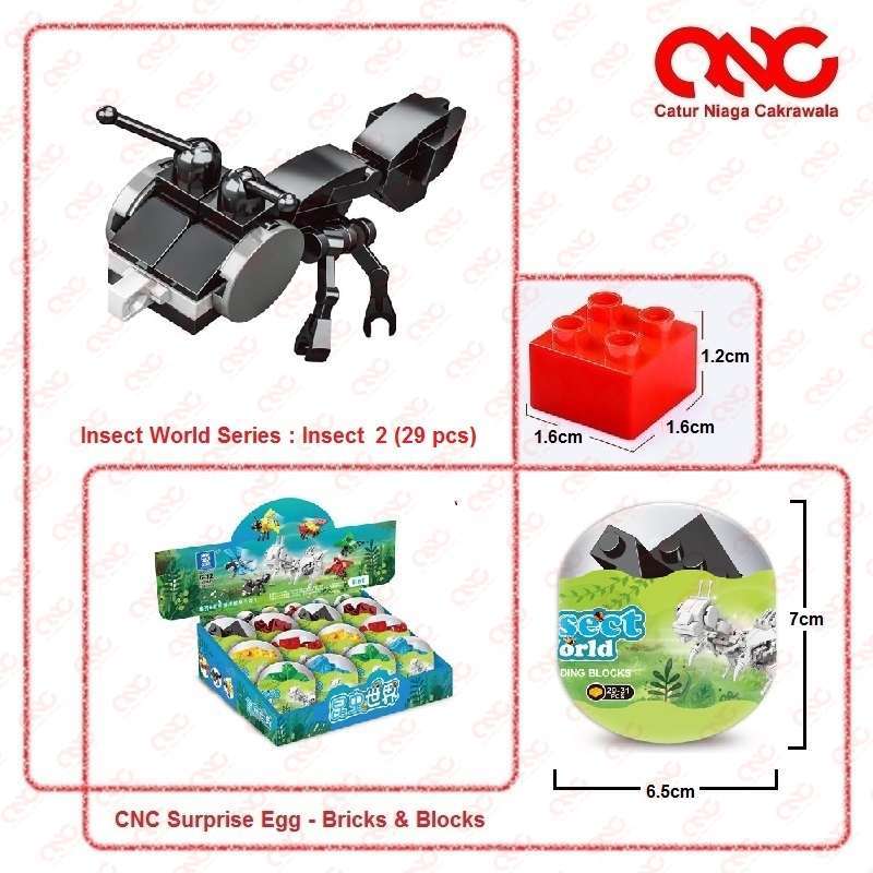 Jual Cnc Surprise Egg Bricks & Blocks - Insect World Series , Lego ...