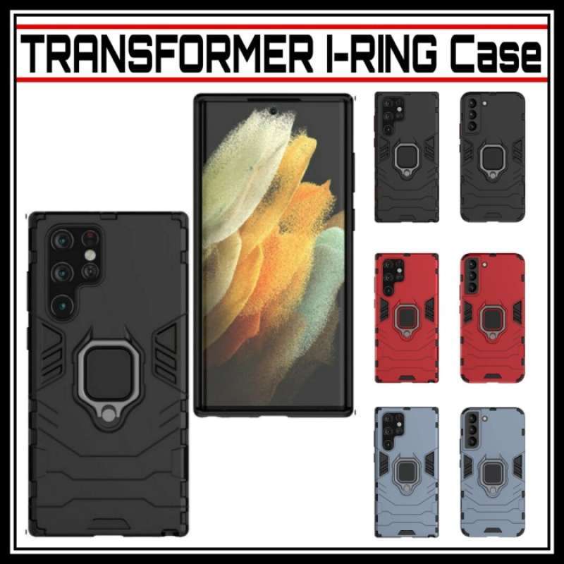 Promo SAMSUNG GALAXY S22 / PLUS / ULTRA TRANSFORMER RING ORIGINAL HARD ...