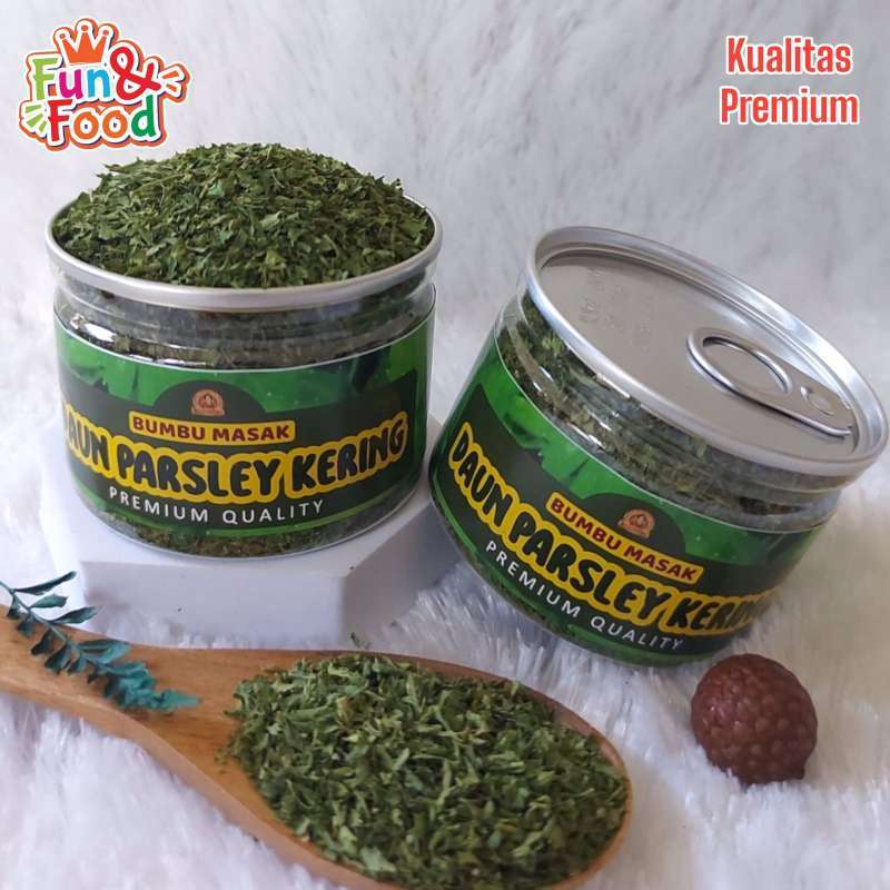 Promo Can Rempah Daun Peterseli Dried Parsley Leaves Daun Parsley ...