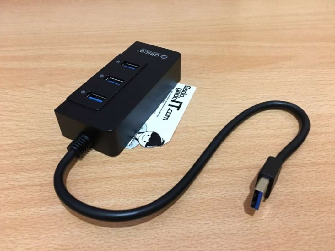 Jual Orico Hr01-u3 Usb Hub 3 Port Usb 3.0 + Usb Lan Card Adapter Rj45 ...