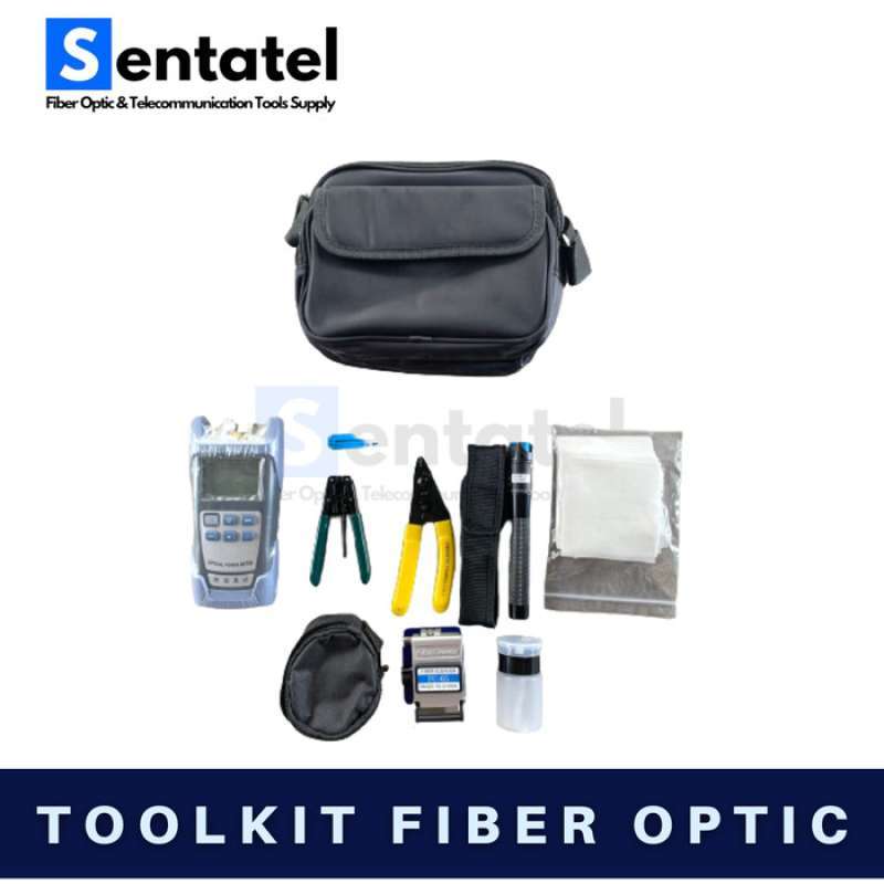 Promo FTTH ToolKIT Set Fiber Optic Lengkap OPM VFL Cleaver FO Diskon 23 ...