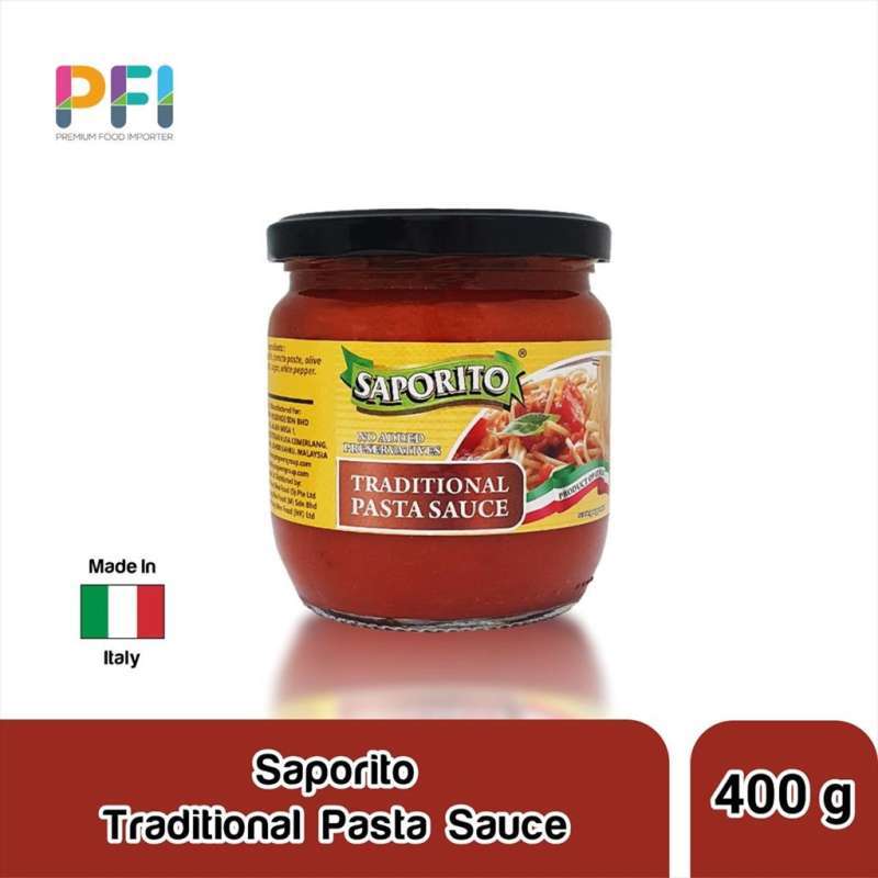 Jual Saporito Pasta Sauce Traditional 400g di Seller Premium Food ...
