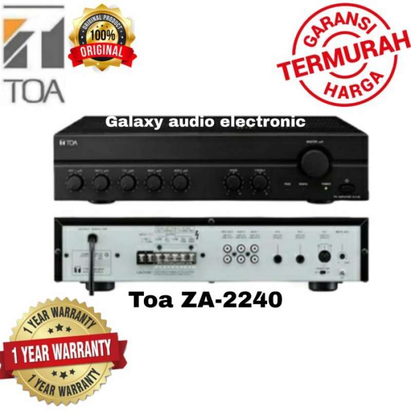 Promo Amplifier TOA ZA2240 output 240watt ( ORIGINAL ) Diskon 23% di ...