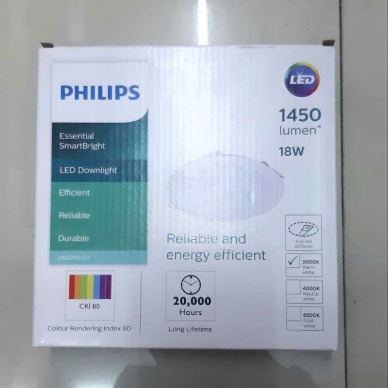 Promo Philips Downlight LED Panel 18 Watt DN020B Diskon 23% di Seller ...