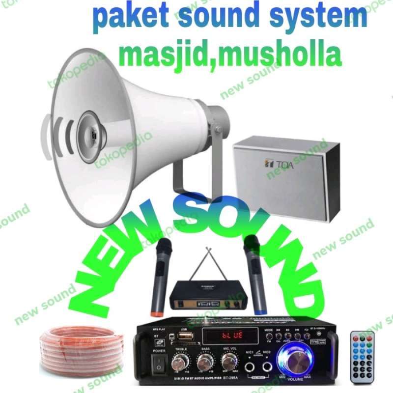 Promo paket sound system masjid dan mushola paket dengan speaker toa ...