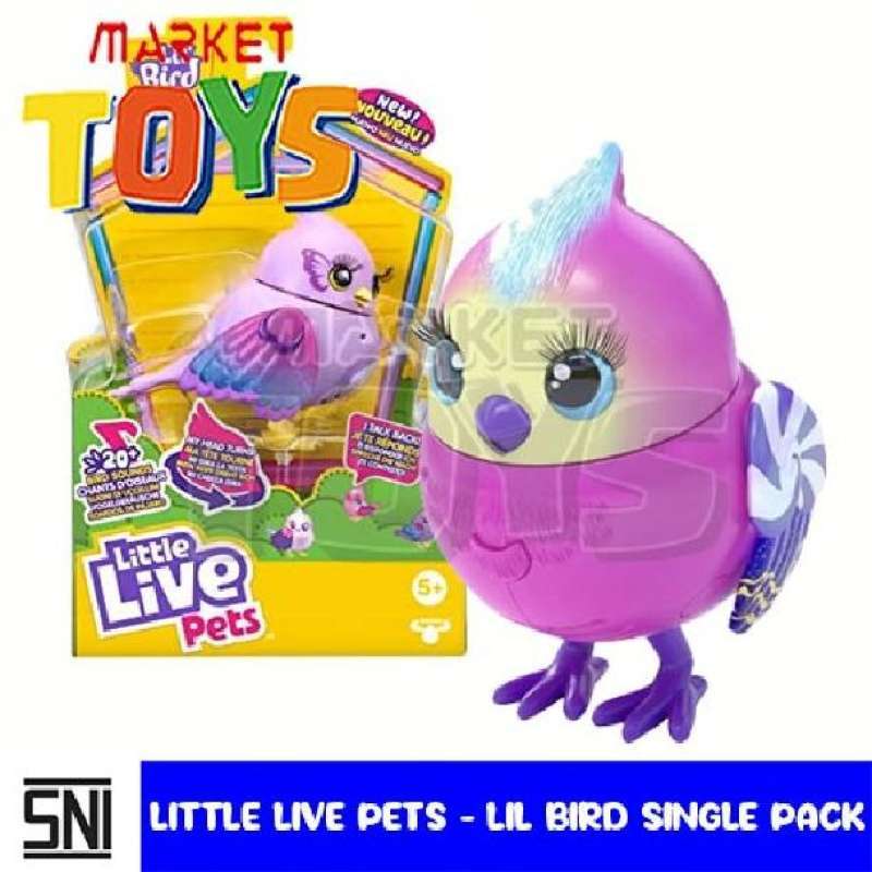 Jual Little Live Pets Lil Bird Single Pack Mainan Anak Burung Bernyanyi ...