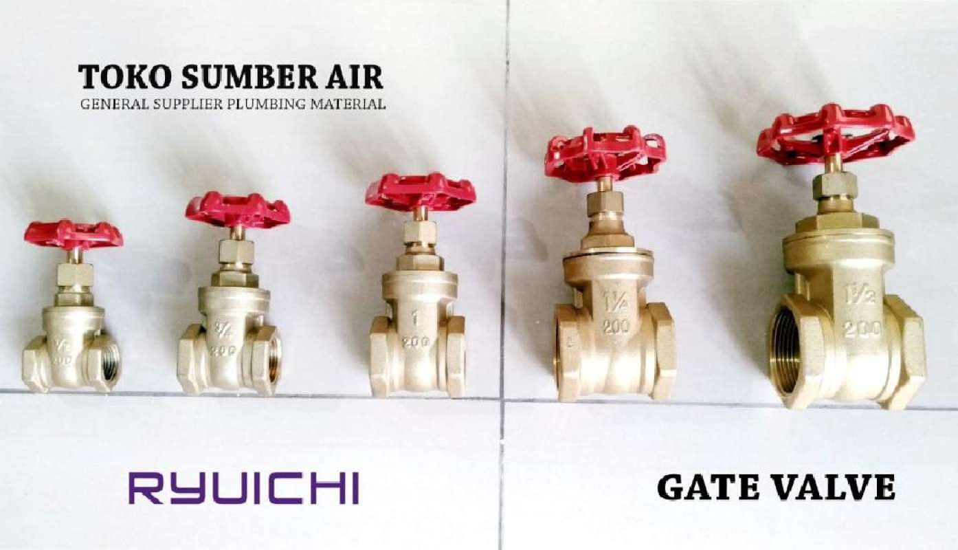 Jual Drat Stop Kran ( 1 1/4 Inchi ) - Gate Valve Ryuichi Di Seller ...