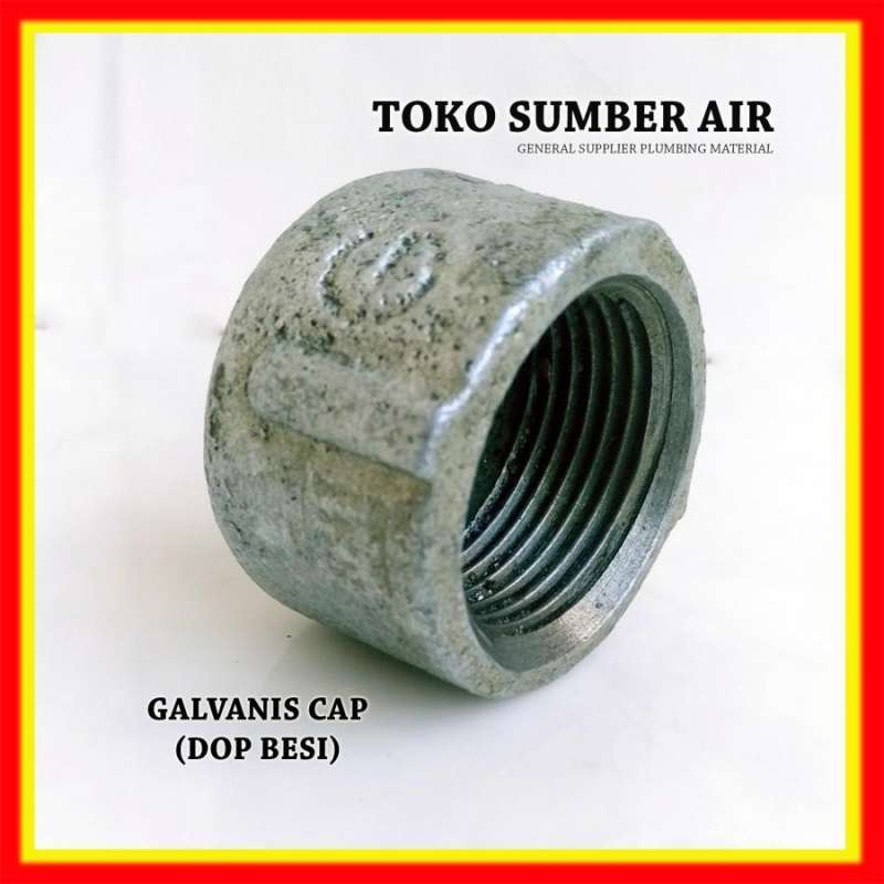 Jual GALVANIS CAP 1 1/4 INCHI - DOP PIPA BESI di Seller Sumber Air ...