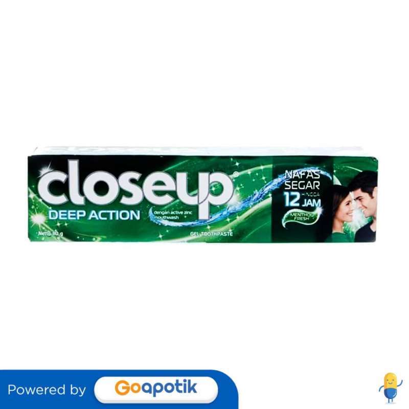 Jual Close Up Deep Action Menthol Fresh Pasta Gigi 110 Gram Di Seller ...