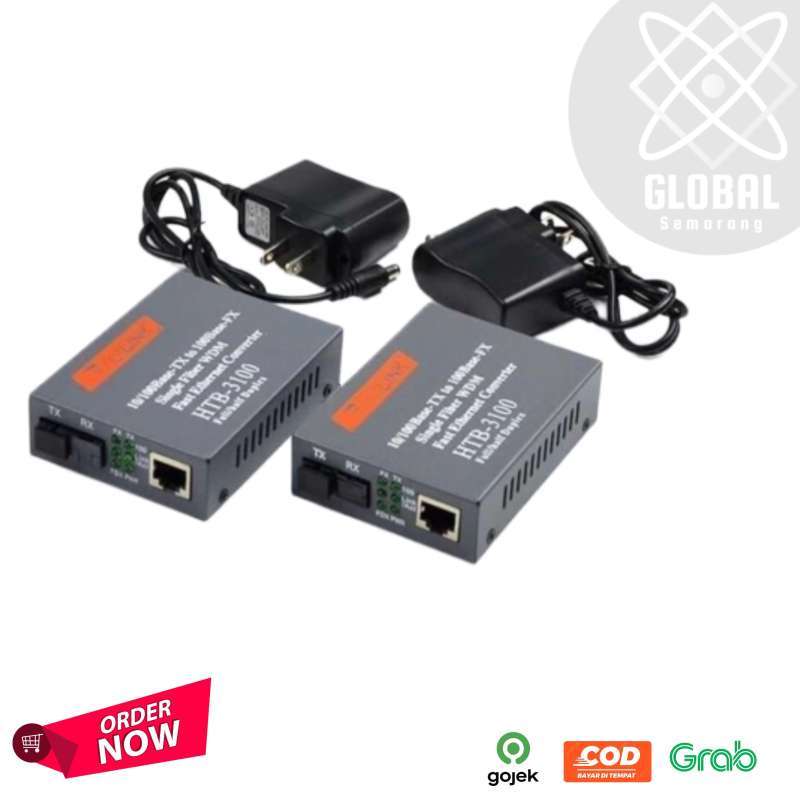 Jual Netlink Htb 3100 Ab Sepasang Media Converter Fiber Optic Di Seller ...