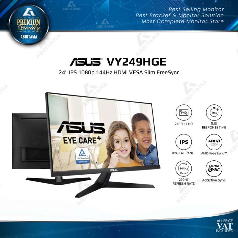Promo Monitor LED ASUS VY249HGE 24 IPS 1080p 144Hz HDMI VESA Slim ...