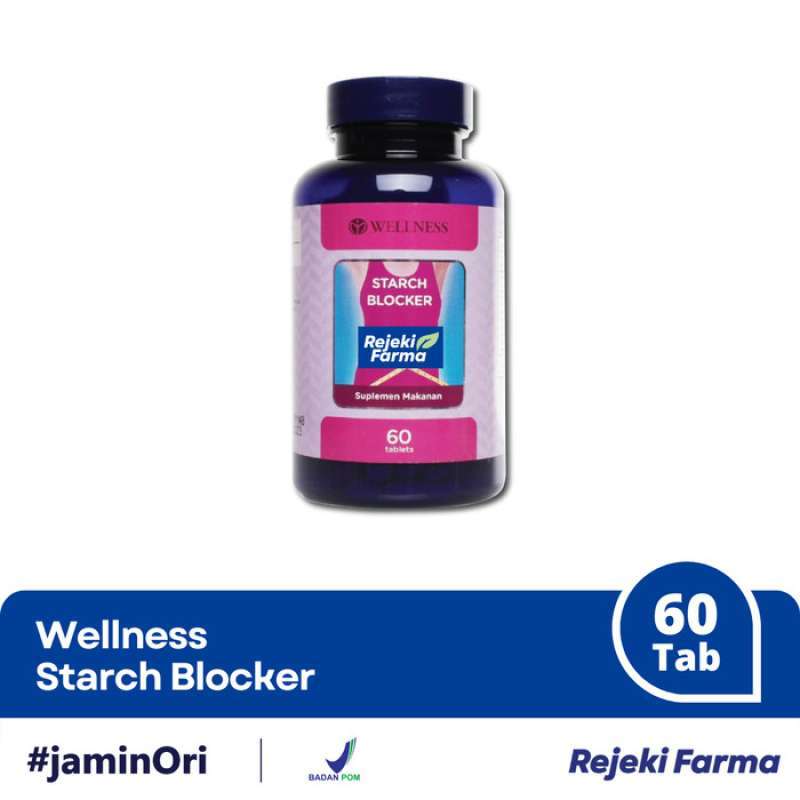 Promo [ BPOM ] WellNess Starch Blocker 60 Tablet - Mengurangi Lemak ...