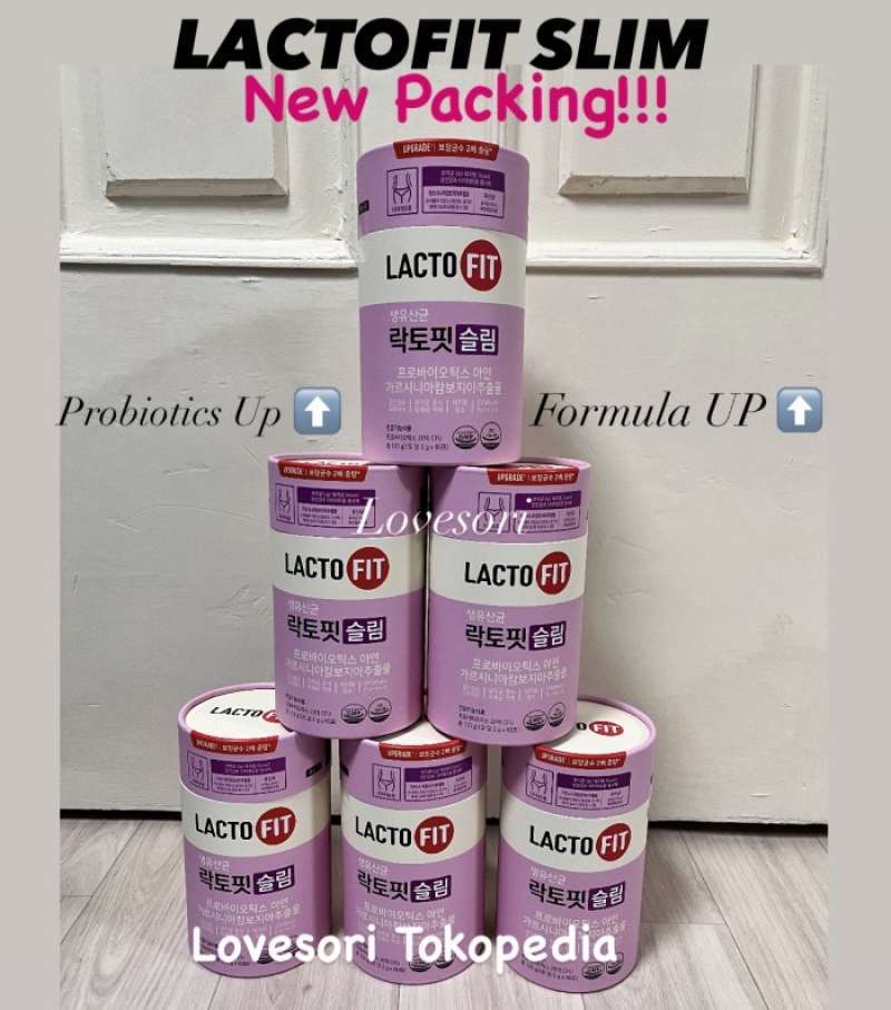 Promo NEW LACTOFIT SLIM 1 Box 60 pcs Lacto Fit Probiotics Diet Korea ...