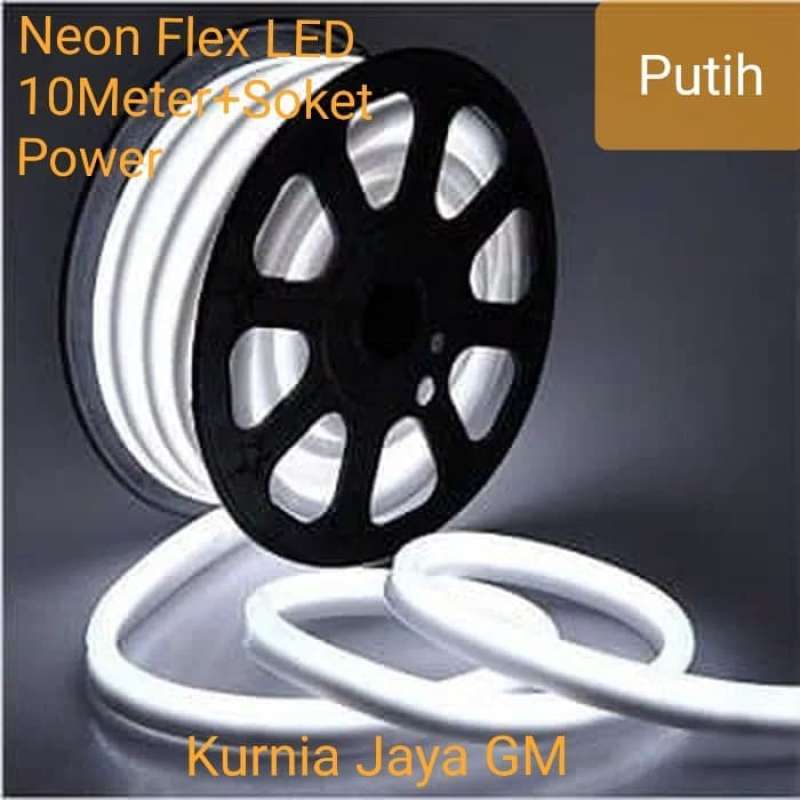 Jual Lampu Led Selang Neon Flex / Selang Susu 10 Meter - Putih Di ...