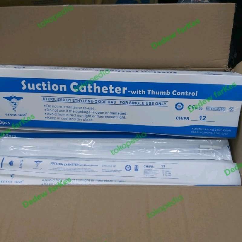 Promo selang suction Catheter cosmomed -per box isi 50 pcs Diskon 23% ...