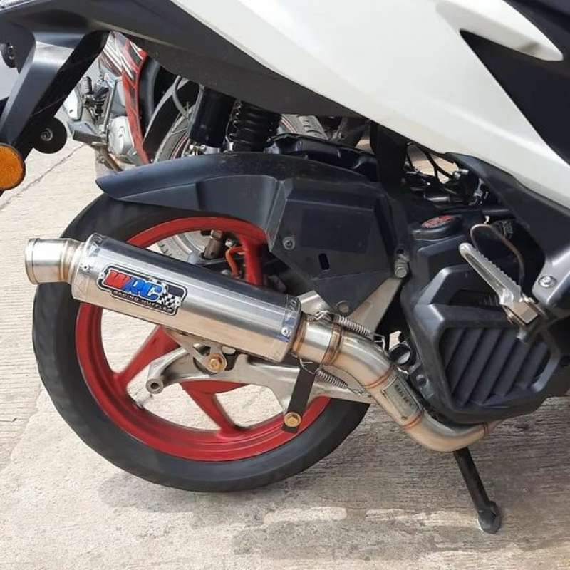 Jual WRC knalpot type wr7 long vario free request 100% WRC original di ...