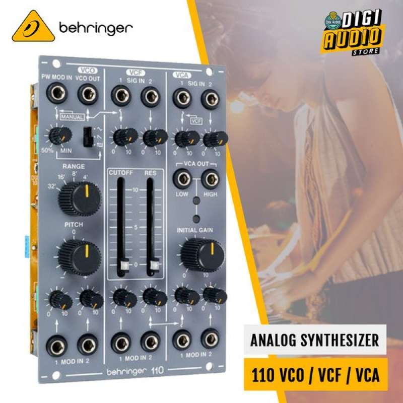 Jual Behringer 110 Vco Vcf Vca Legendary Analog Synthesizer Module For Eurorack Di Seller Digi ...