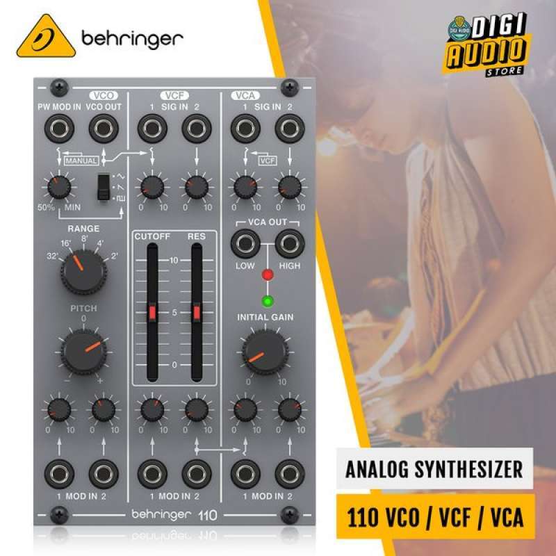 Jual Behringer 110 Vco Vcf Vca Legendary Analog Synthesizer Module For Eurorack Di Seller Digi ...