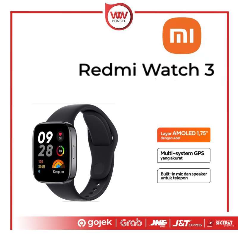 Jual Jam Redmi Watch 3 Amoled Spesifikasi Original, Murah & Diskon ...