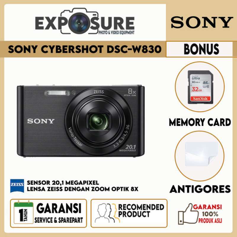 Promo Kamera Sony Cybershot DSC-W830 / Pocket Sony DSC W830 - GARANSI ...