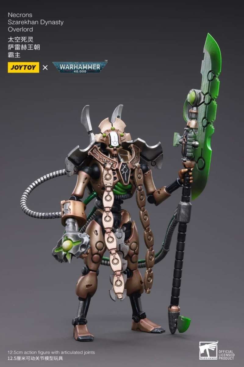 Jual JOYTOY ACTION FIGURE JT4133 WARHAMMER 40K NECRONS SZAREKHAN ...