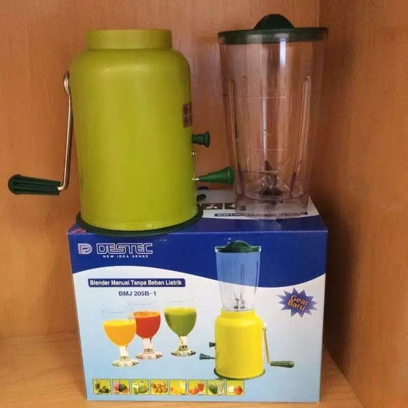 Jual Destec Blender Tangan Blender Manual Blender Putar 1 Tabung Di ...