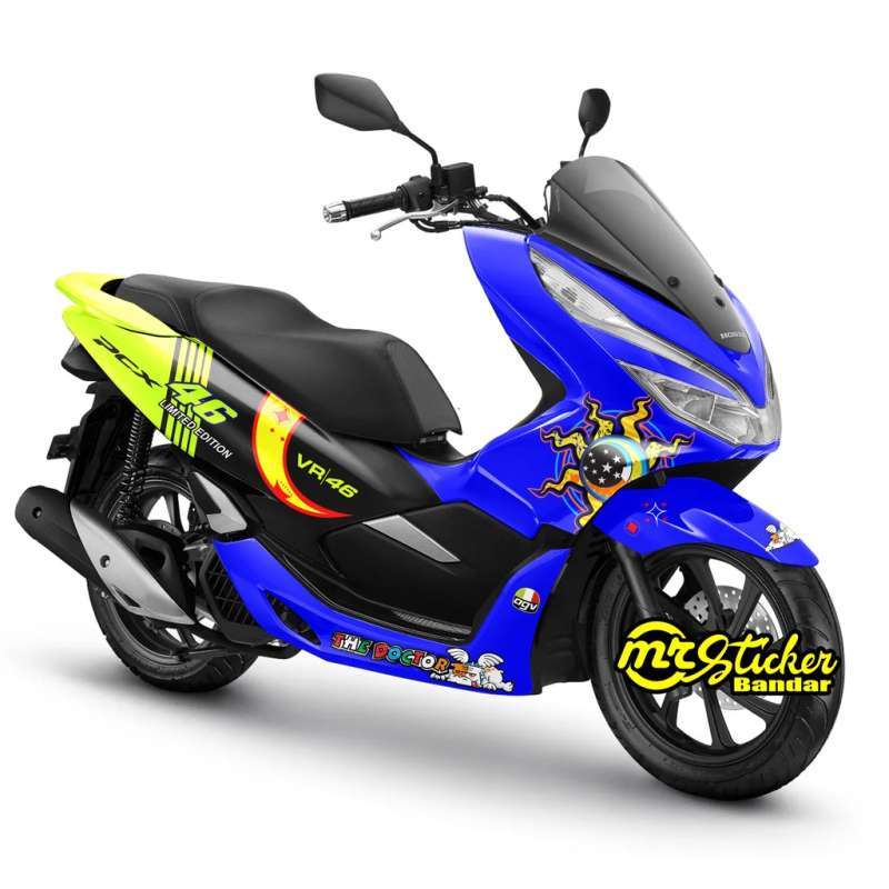 Jual Decal PCX Full Body Stiker PCX Full Body Full Blok Dekal PCX 150 ...