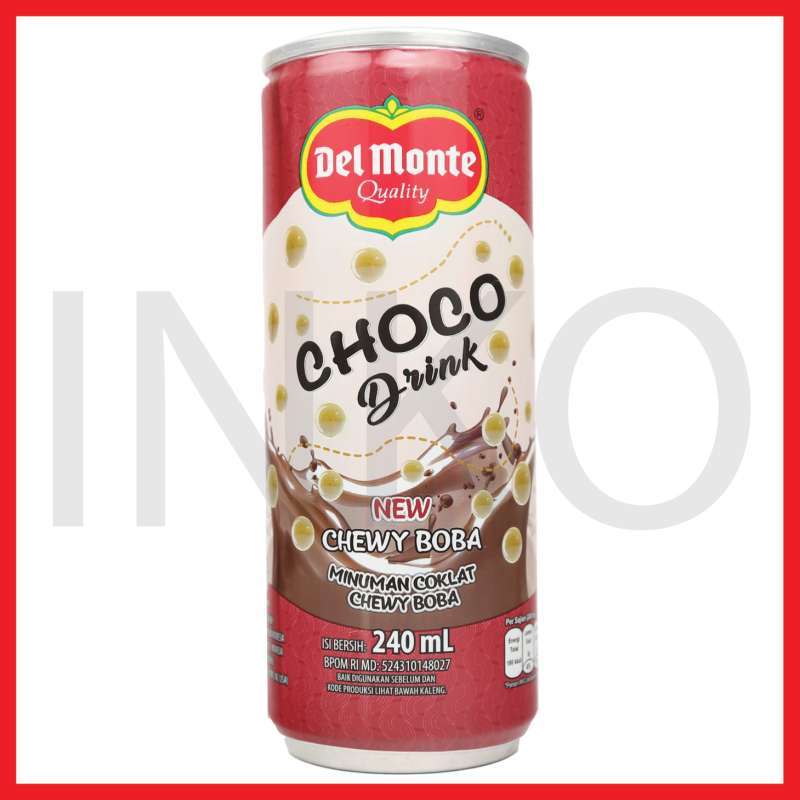 Jual DEL MONTE CHOCO DRINK WITH GRASS JELLY CAN 240ML di Seller inko ...