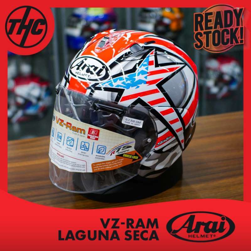 Jual ARAI VZ-RAM HAYDEN LAGUNA SECA di Seller THC Helmets Central - Krukut, Kota Jakarta Barat ...